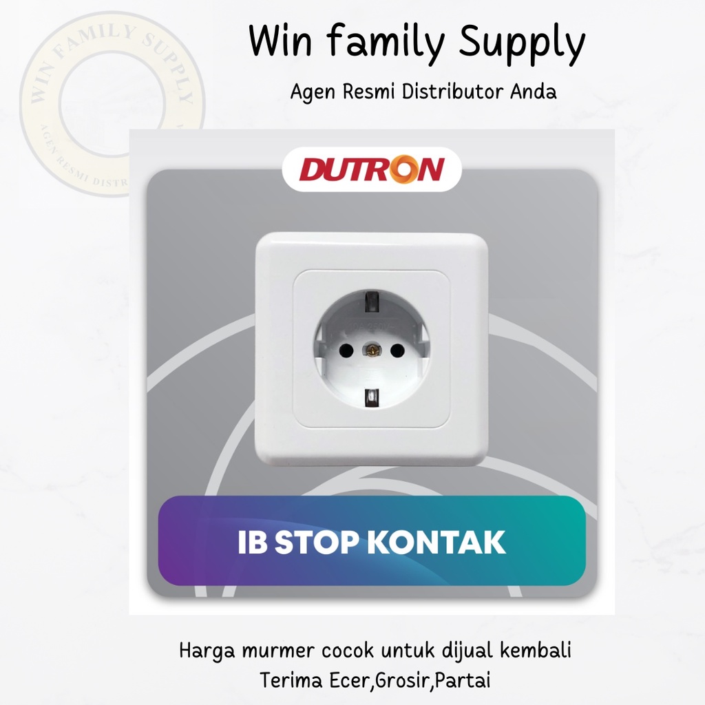 Jual Stop Kontak Inbow Stop Kontak Tanam Dinding DUTRON Stopkontak Inbow IB | Shopee Indonesia