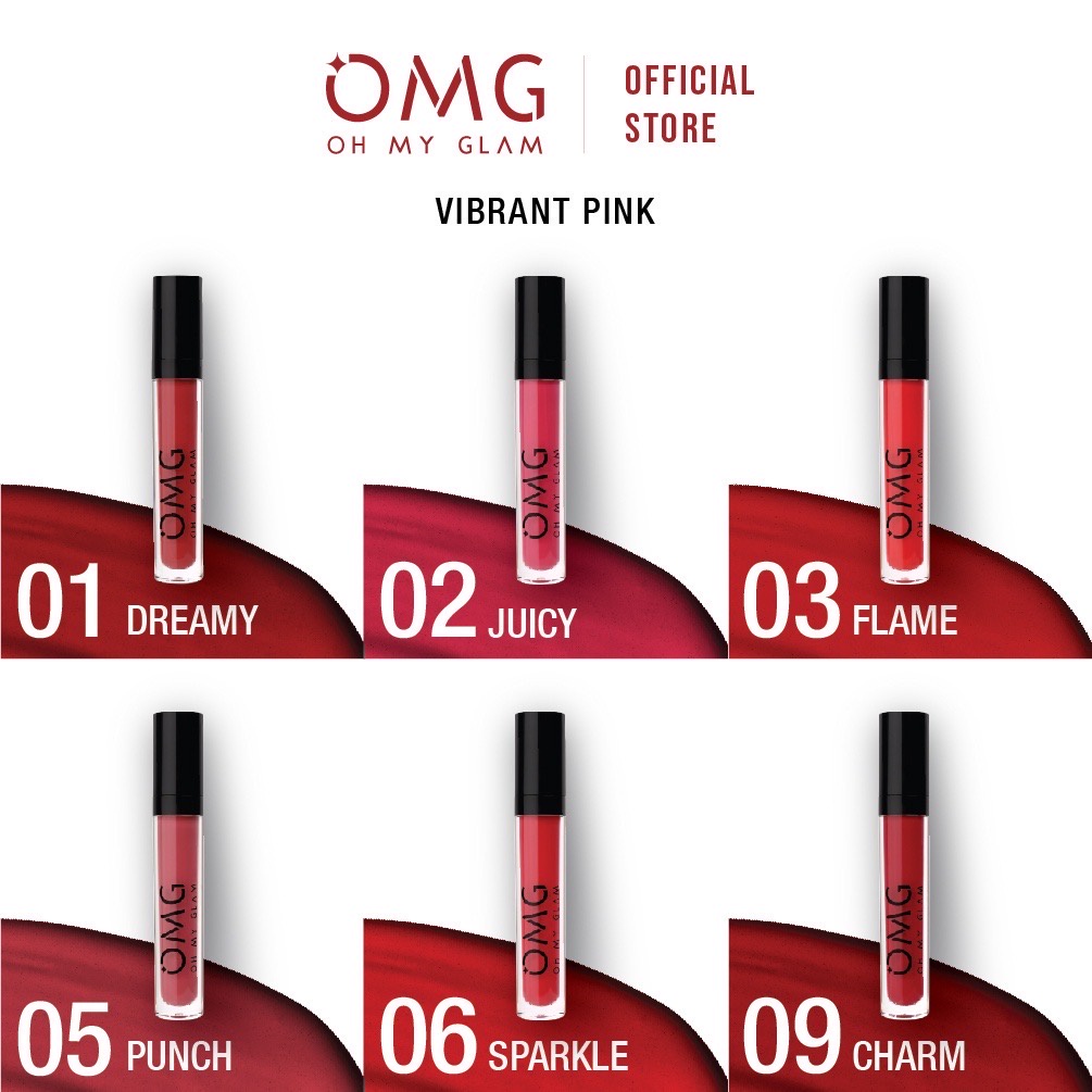 Jual OMG Oh My Glam Matte Kiss Lip Cream 3.5g Lipstick Lipstik Lipcream ...