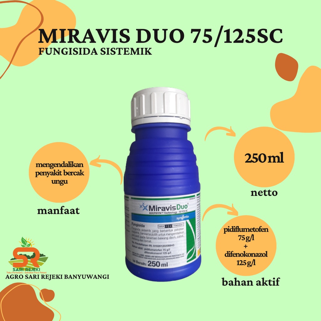 Jual MIRAVIS DUO 75/125 SC 250ML FUNGISIDA SISTEMIK | Shopee Indonesia