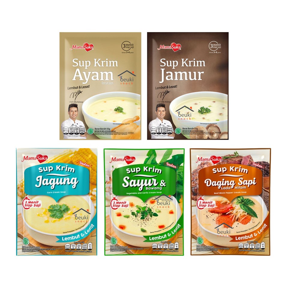 Jual Mamasuka Sup Krim Instan Berbagai Varian Pilih Rasa | Shopee Indonesia