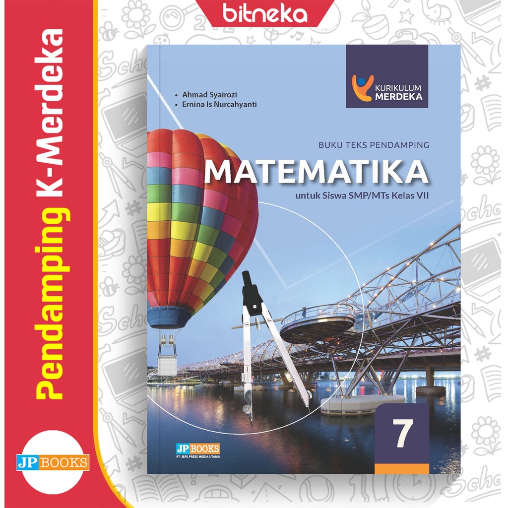 Jual Buku Teks Pendamping Matematika SMP/MTs Kelas 7 Kurikulum Merdeka - JPBOOKS | Shopee Indonesia