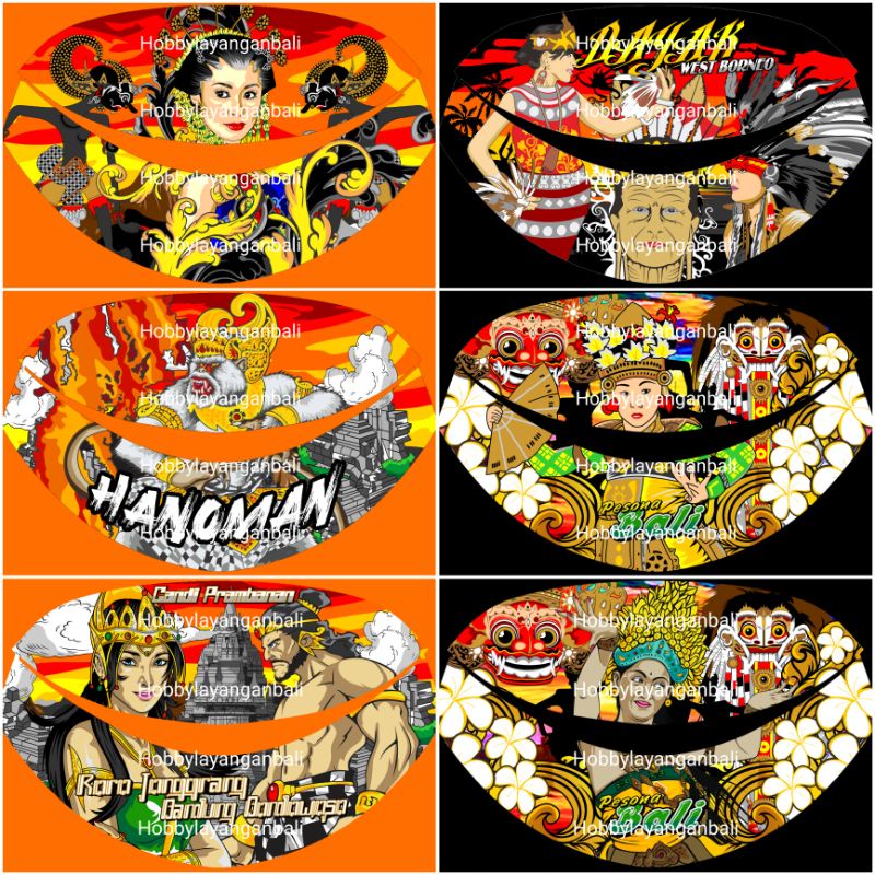 Jual sampul kain layangan gapangan pegon ceper sawangan motif digital ...