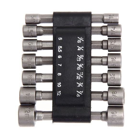 Jual PASTI LEBIH MURAH!! POWER NUT socket set 14pcs hex adapter mata ...