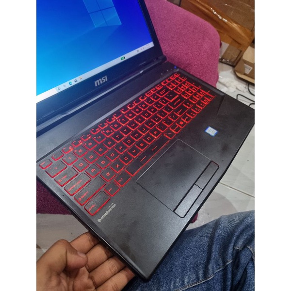 Jual MSI GL63 Steelseries i7 8750H RAM 16GB SSD 256GB VGA GTX 1050 4GB ...
