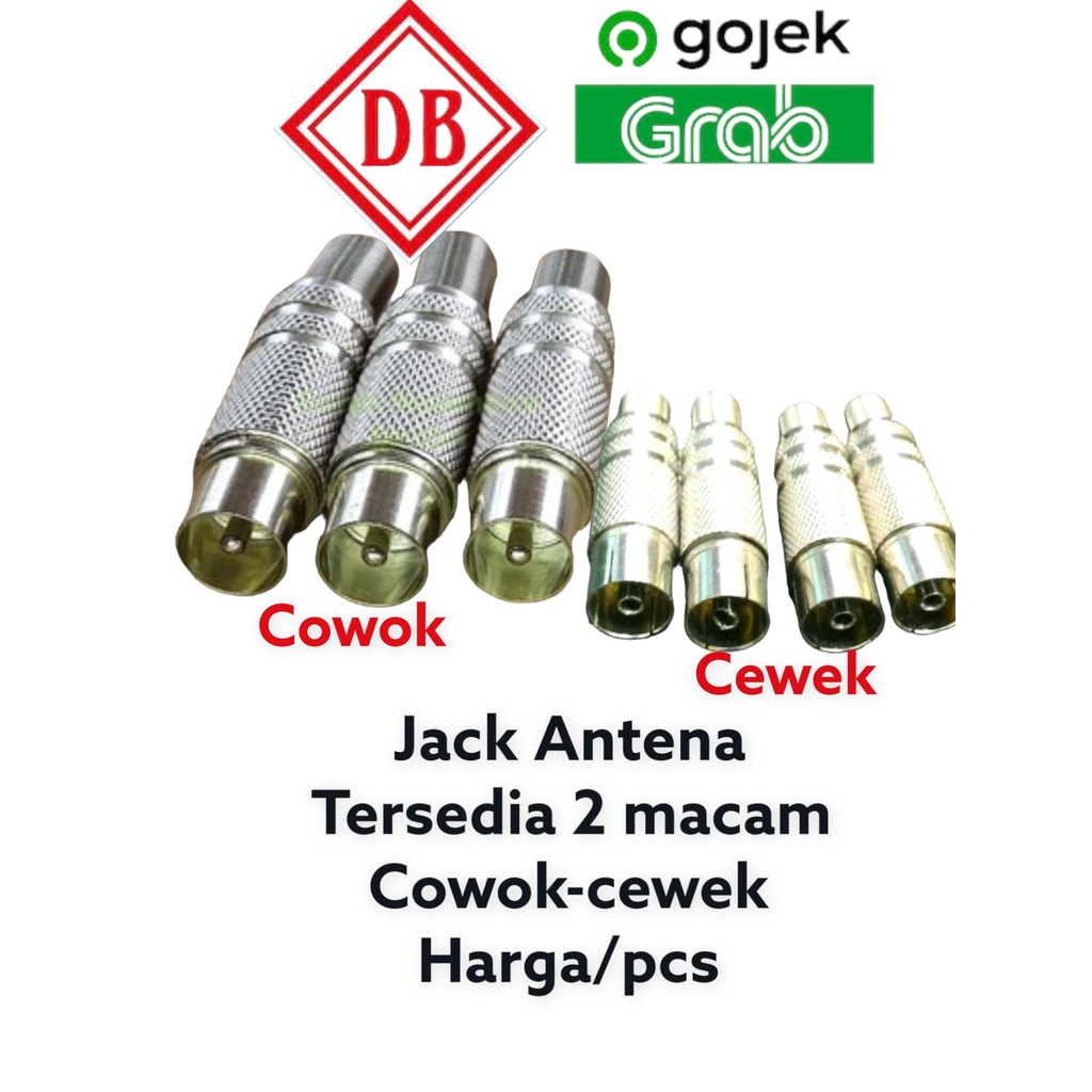 Jual JACK ANTENA TV/COLOKAN ANTENA/COLOKAN ANTEN/SAMBUNGAN KABEL ANTENA | Shopee Indonesia