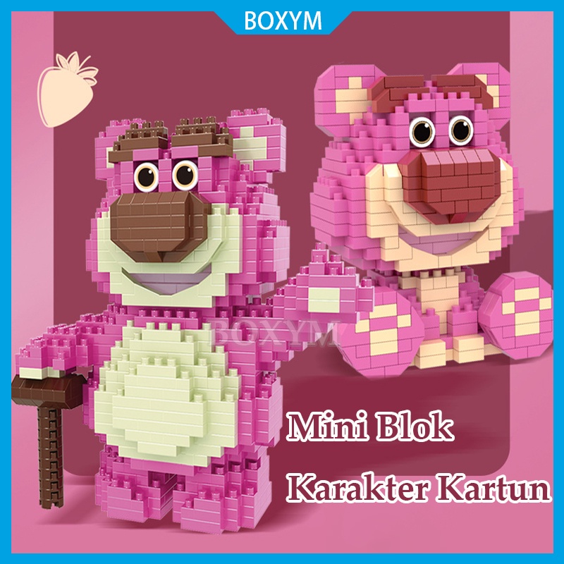 Jual DIY Mainan Balok Blok Mainan Edukasi Anak 3D Puzzle Brick Mini ...