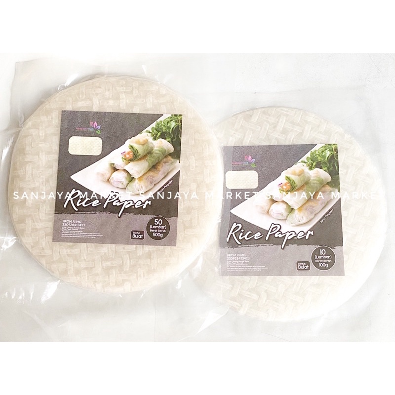 Jual Rice Paper Kertas Nasi Kulit Lumpia Bentuk Bulat Ready Bandung Isi ...