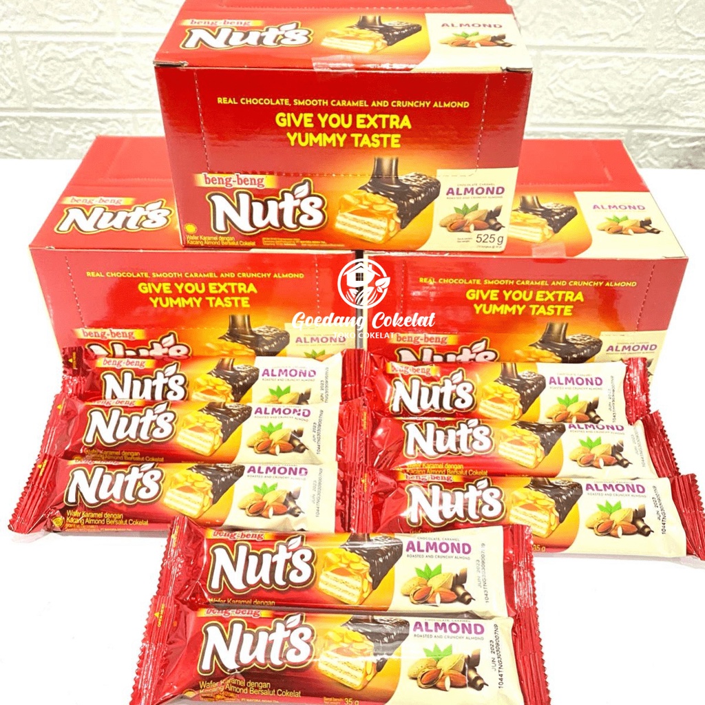 Jual Beng Beng Bengbeng Nuts Almond 35gram 35 gram | Shopee Indonesia