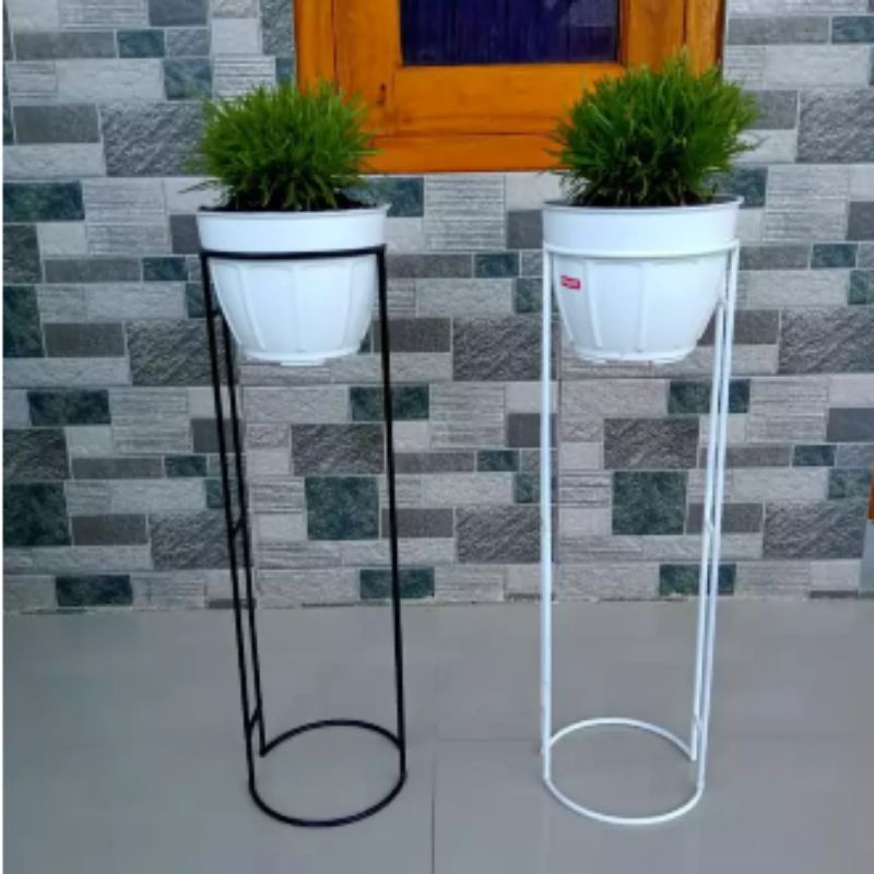 Jual standing pot besi / dudukan pot besi / standing pot murah ...