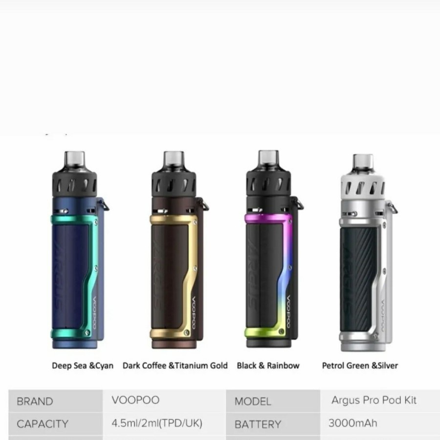 Jual VOOPOO ARGUS PRO 80W 3000MAH POD KIT AUTHENTIC BY VOOPOO | Shopee ...