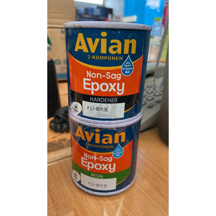 Jual Avian Epoxy Non Sag 800gr/Set / Lem Epoksi 2 Komponen | Shopee ...