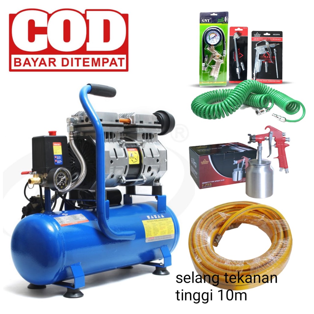 Jual NEW PROMO!! PAKET KOMPRESOR LISTRIK / KOMPRESOR UDARA/ANGIN ...