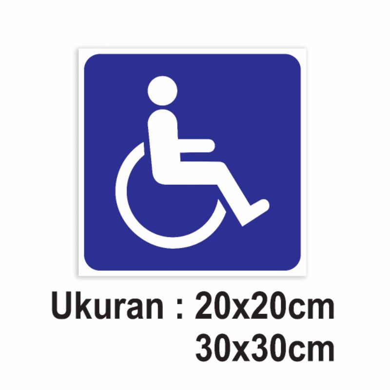 Jual STIKER LOGO DISABILITAS | Shopee Indonesia
