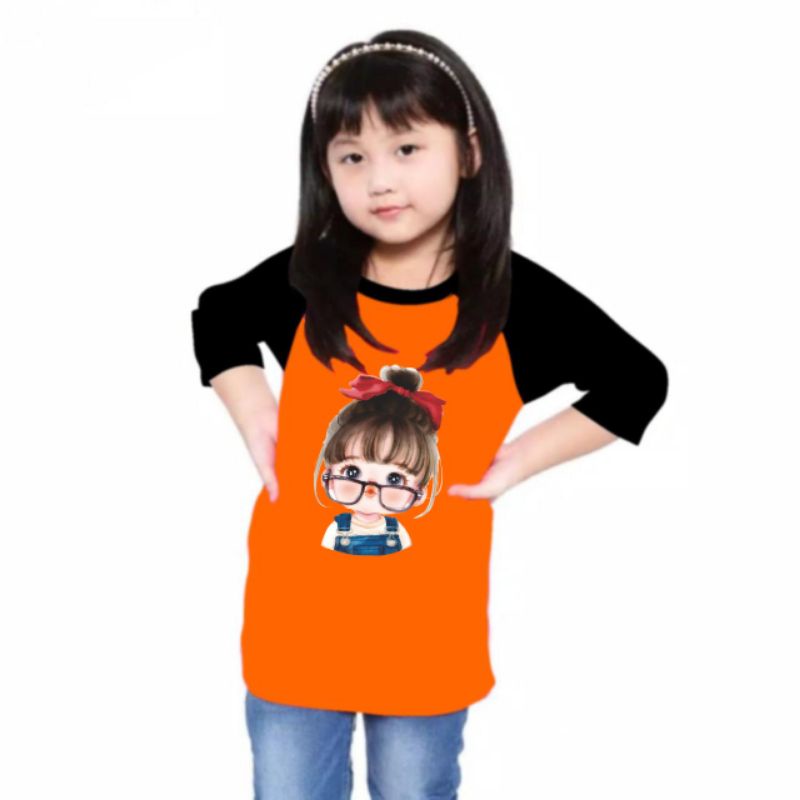 Jual Baju anak/Kaos Raglan Kartun Imut anak cew/anak cow/gambar lucu ... Jual Baju anak/Kaos Raglan Kartun Imut anak cew/anak cow/gambar lucu ...