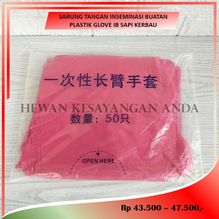Jual Sarung Tangan Inseminasi Buatan 5 Jari - Plastik Glove IB Sapi ...