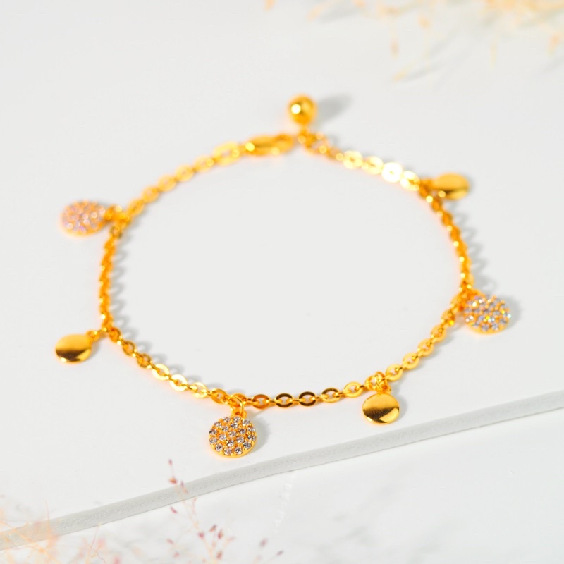 Jual Gelang Emas Siem Mainan Bulat Mata Tabur - Toko Emas Gadjah ...