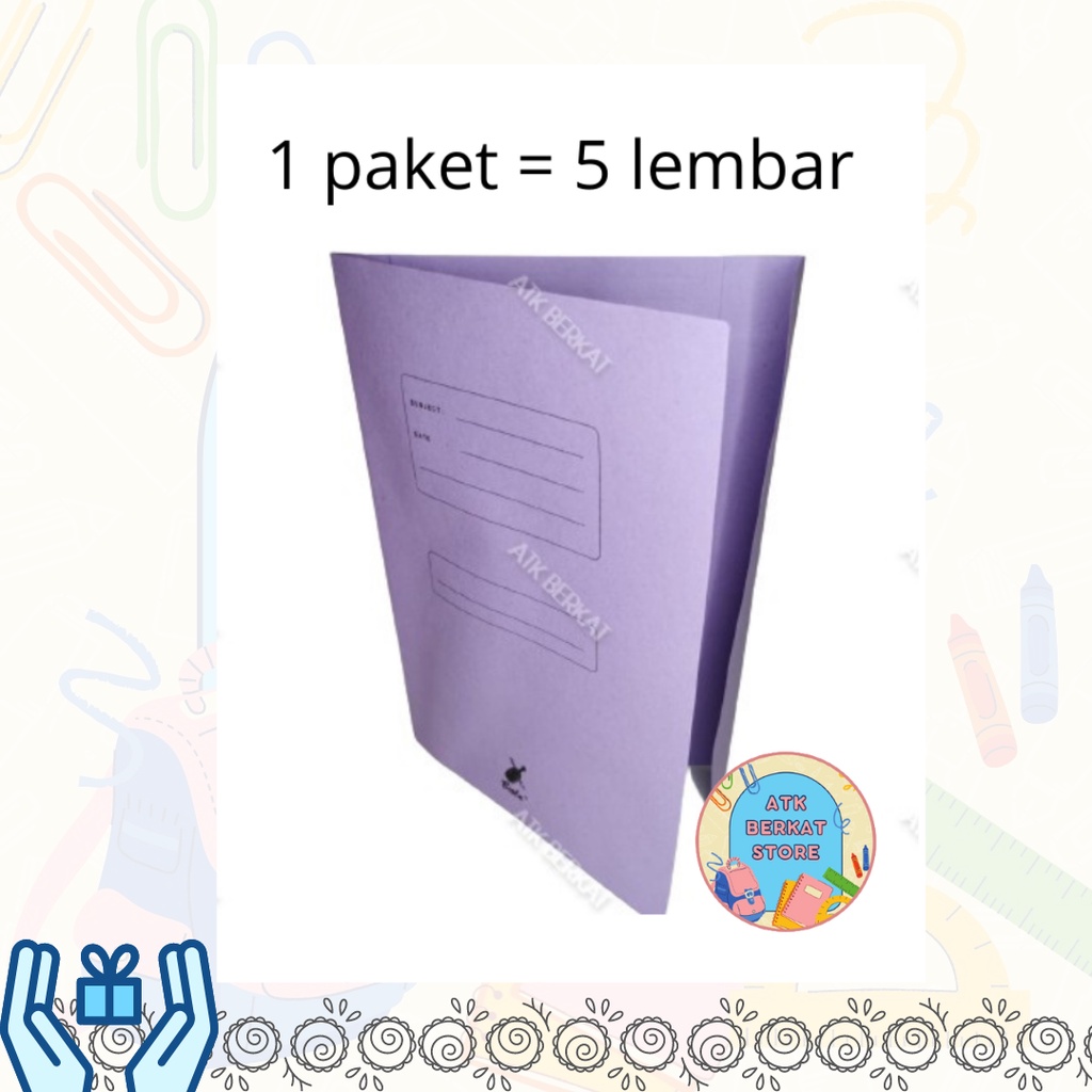 Jual [5 pcs] Map folder Kertas stopmap buffalo Biola 5002 tanpa Snel ...