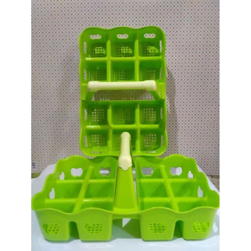 Jual Rak Tempat cup Gelas rak Plastik tempat saji minuman aqua gelas 12 ...