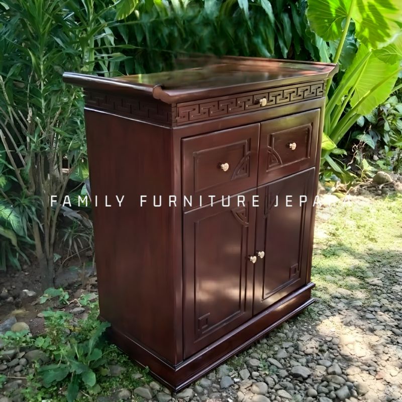 Jual meja altar sembahyang kayu jati minimalis modern | Shopee Indonesia