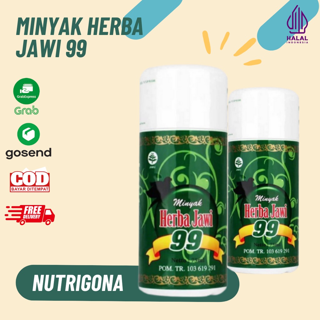 Jual Minyak Herba Jawi 99 But But / Minyak Herbal Pijat Urut | Shopee ...