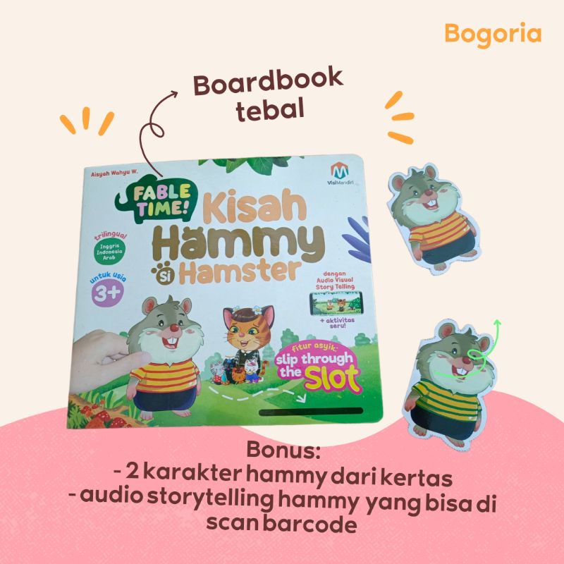 Jual buku boardbook anak Kisah Hammy si Hamster | Shopee Indonesia