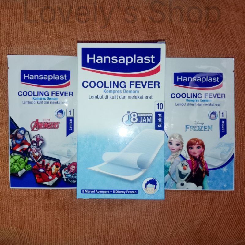 Jual HANSAPLAST COOLING FEVER KOMPRES DEMAM 10 SACHET | Shopee Indonesia