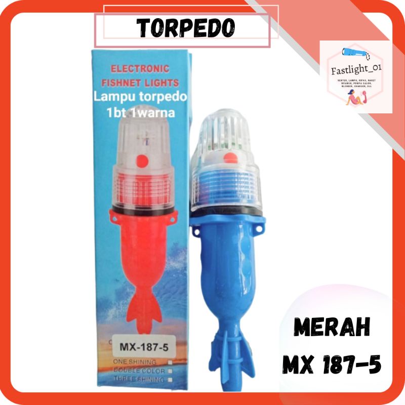 Jual Lampu Nelayan Torpedo 1BT 1 warna MX 187-5/Lampu Sinyal | Shopee Indonesia
