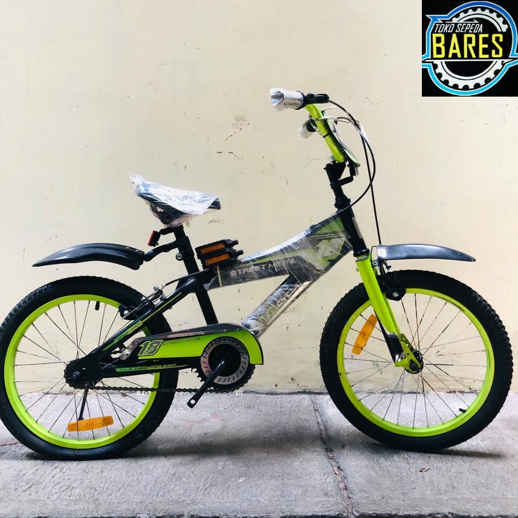 Jual Sepeda BMX Anak 18 Wimcycle Street Metal | Shopee Indonesia