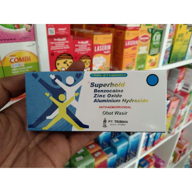 Jual SUPERHOID BOX ISI 6 SUPPOSITORIA | Shopee Indonesia