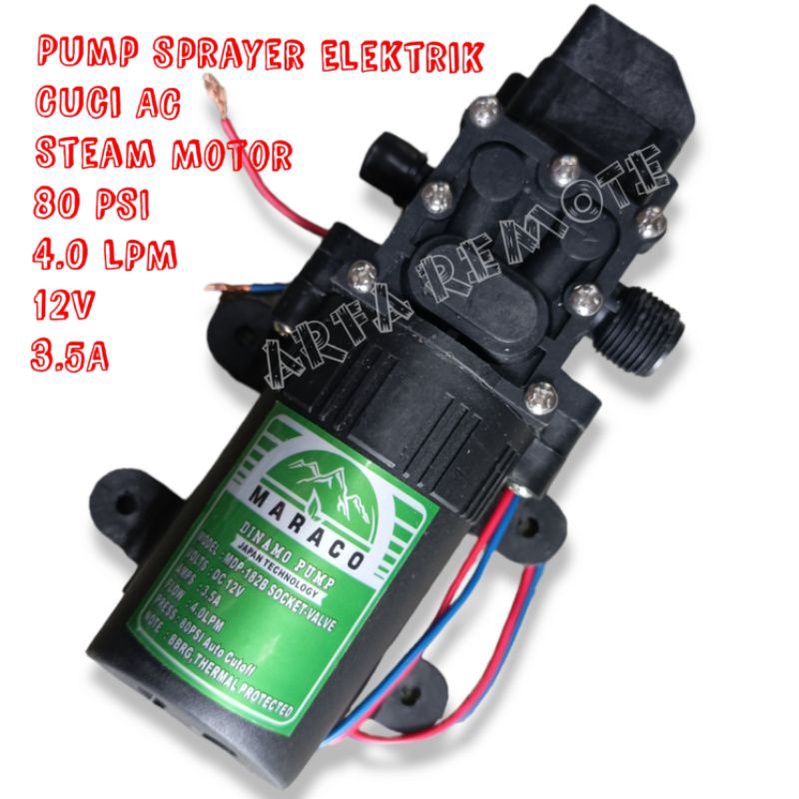 Jual Dinamo tangki semprot Pompa Air DC 12V Elektrik Soket Drat ...