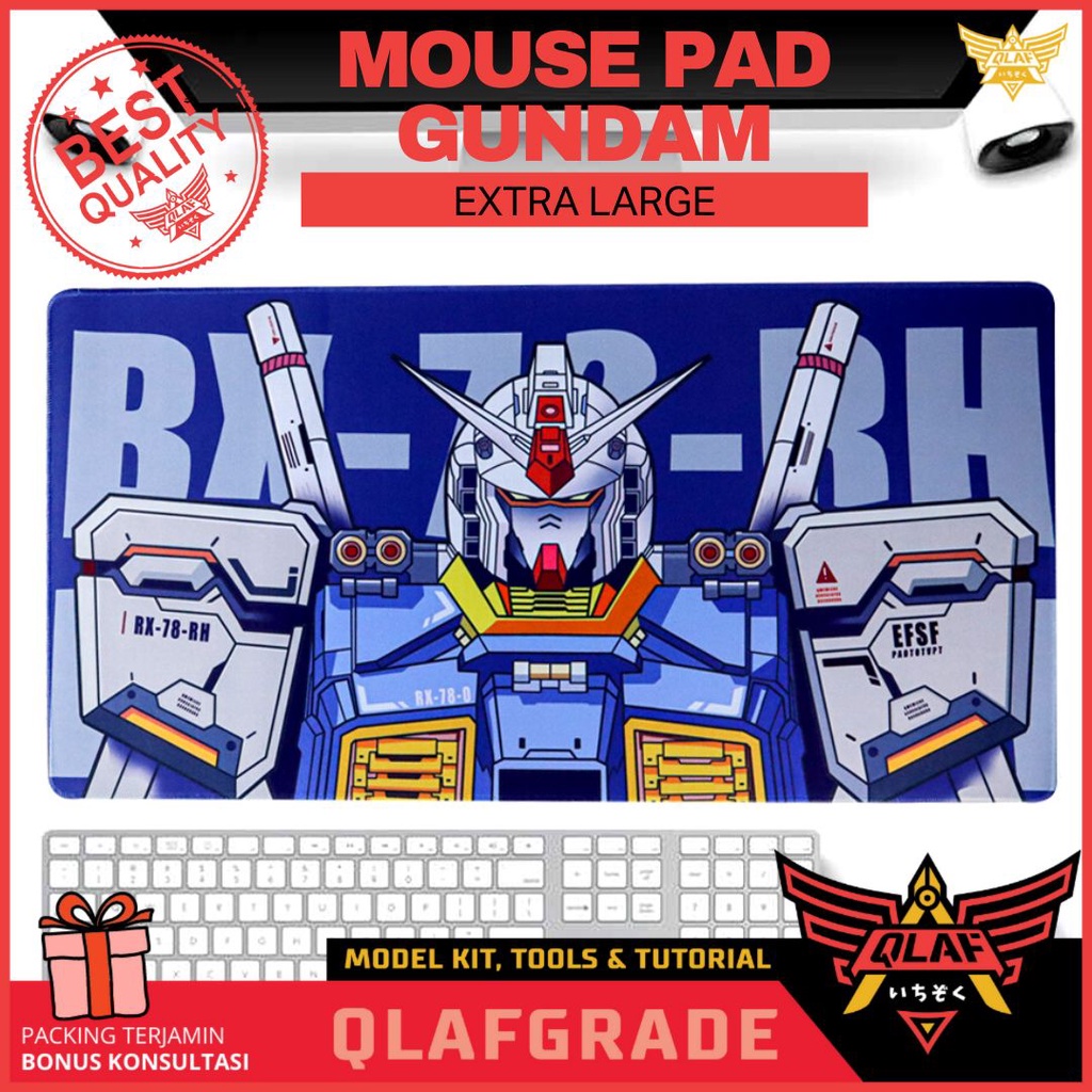Jual MOUSE PAD GUNDAM EXTRA LARGE desk top table cloth gaming mat ...