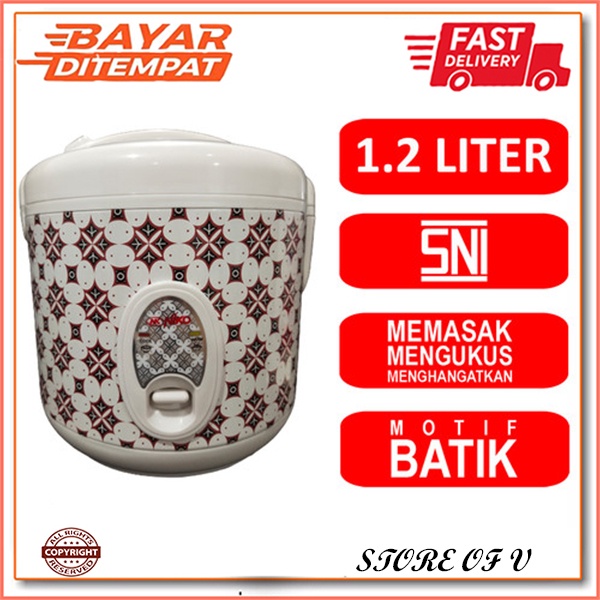 Jual Rice Cooker NIko NK-12 Kapasitas 1,2 Liter NK12 | Shopee Indonesia