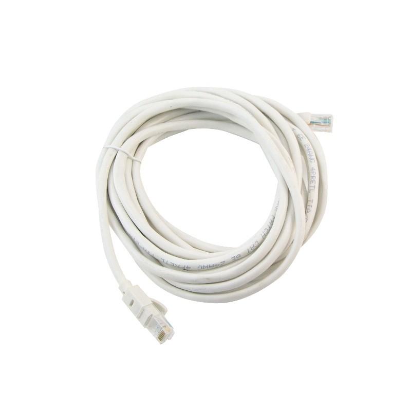 Jual KABEL LAN + RJ 45 TERMURAH LAN CAT 6 PANJANG 5 METER WARNA PUTIH ...