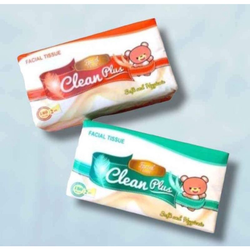 Jual Facial Tissue Softpack Clean Plus 180 sheets Premium | Shopee ...