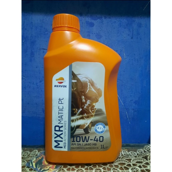 Jual Oli repsol Mxr matic platinum 10W-40 API SN /JASO MB Full ...