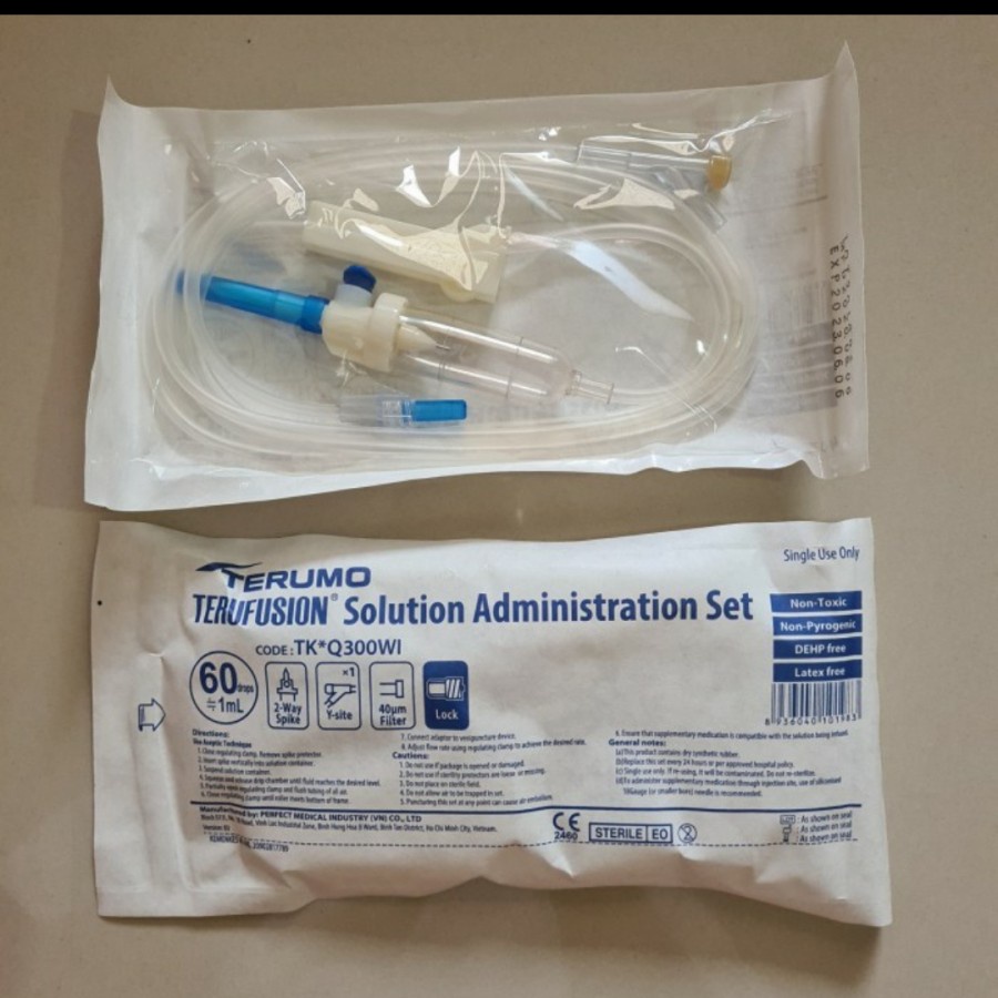 Jual Harga PER pcs infuset Dewasa Infuset Anak Infusion Set Dewasa ...