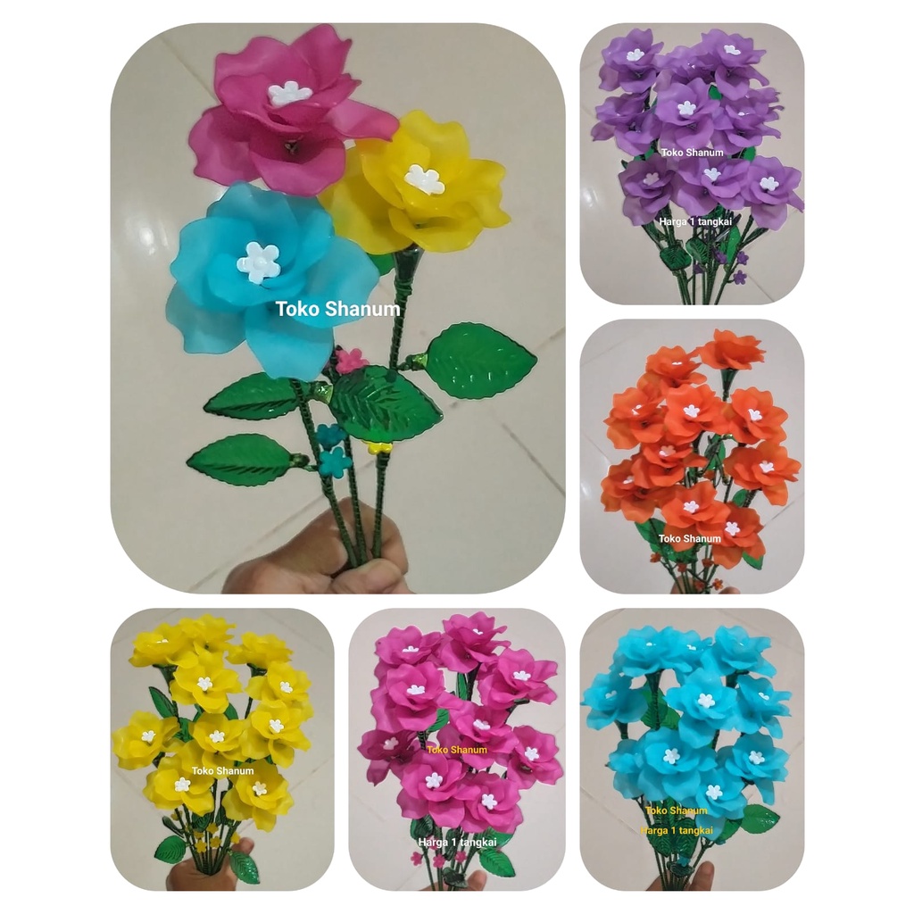 Jual Harga 1 tangkai bunga mawar / Bunga akrilik Doff | Shopee Indonesia