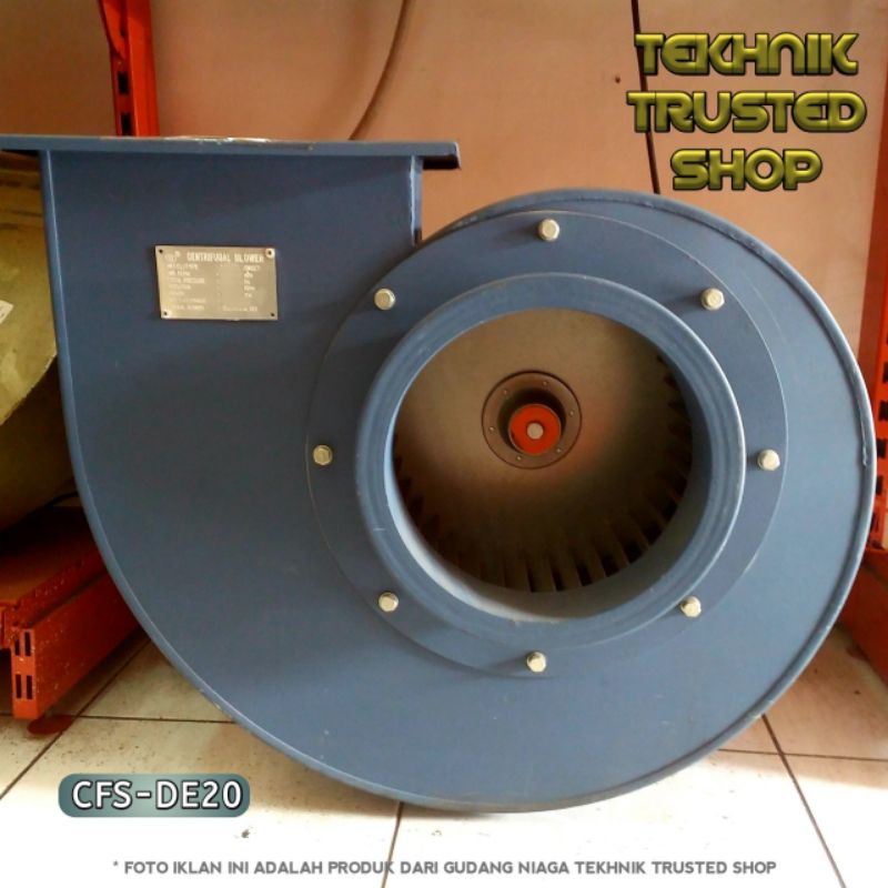 Jual Centrifugal blower hisap CFS DE20 1100w Exhaust fan keong | Shopee ...
