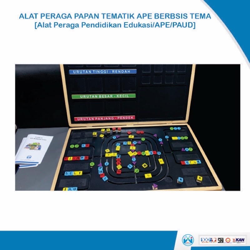 Jual Papan Bermain APE Berbasis Tema PAUD/Alat Peraga Edukasi PAUD ...