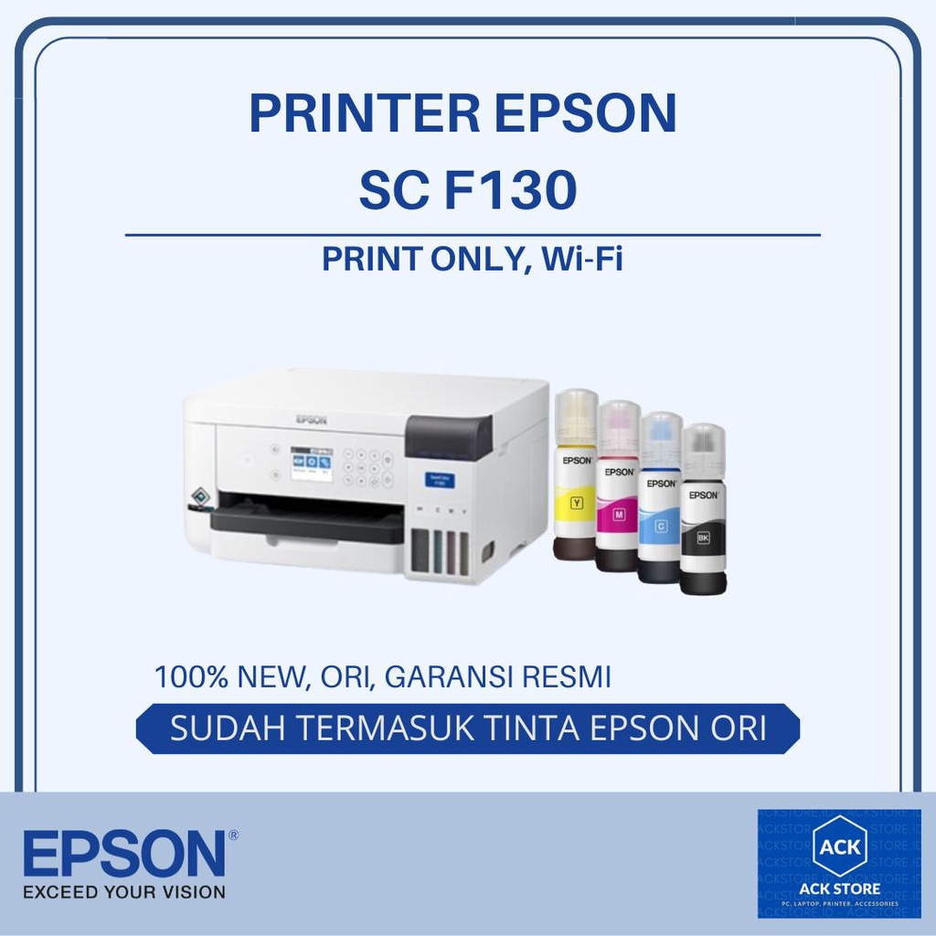 Jual Printer Epson SureColor SC F130 Dye Sublimation Textile Printer ...