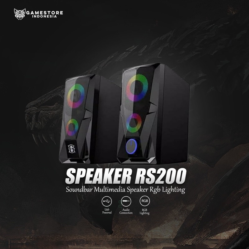 Jual GAMEN robot Speaker Gaming RS200/GS6/GS8 Speaker ORIGINAL | Shopee ...