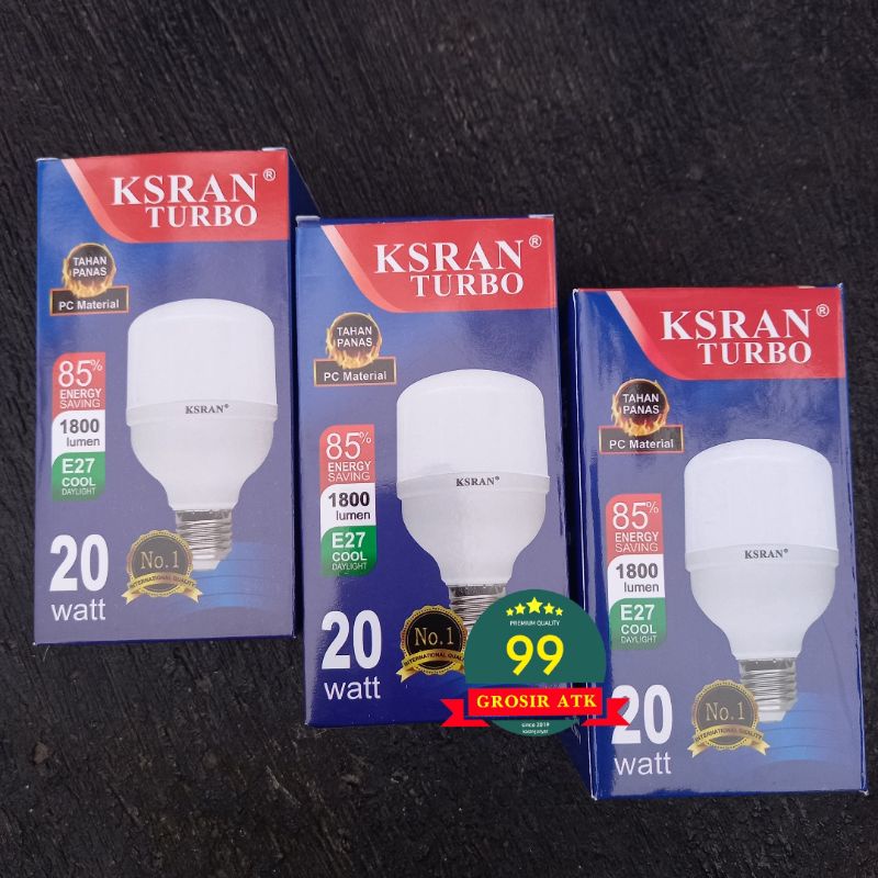Jual (Garansi 1th )LED KSRAN TURBO 20 WATT - Lampu jalan/lampu rumah ...