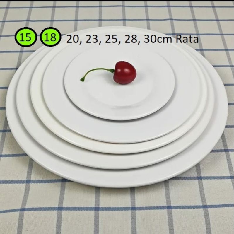 Jual Piring Keramik Bulat Ceper Ukuran 15,18,20,23,25 Cm Merk Midas ...