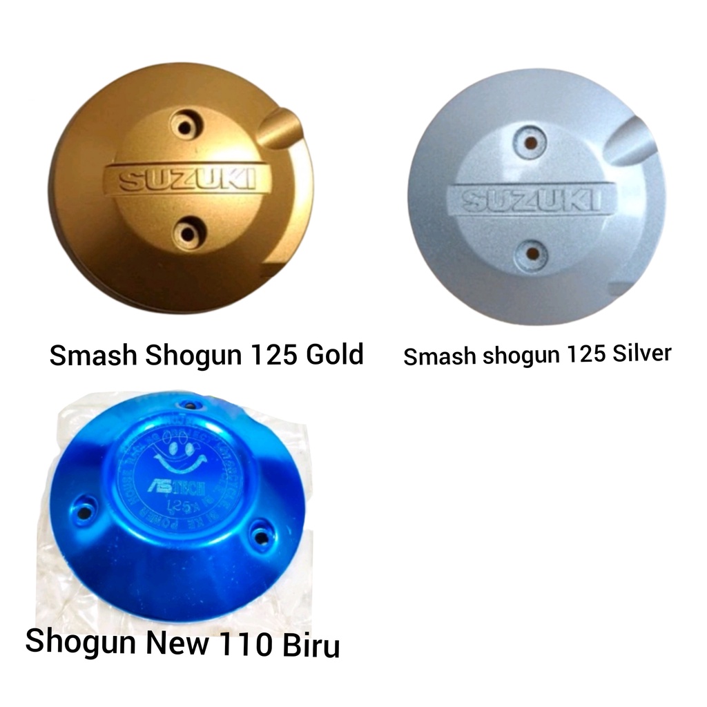Jual Tutup Blok Kopling Smash Shogun 125 Shogun New R 110 Silver Gold ...