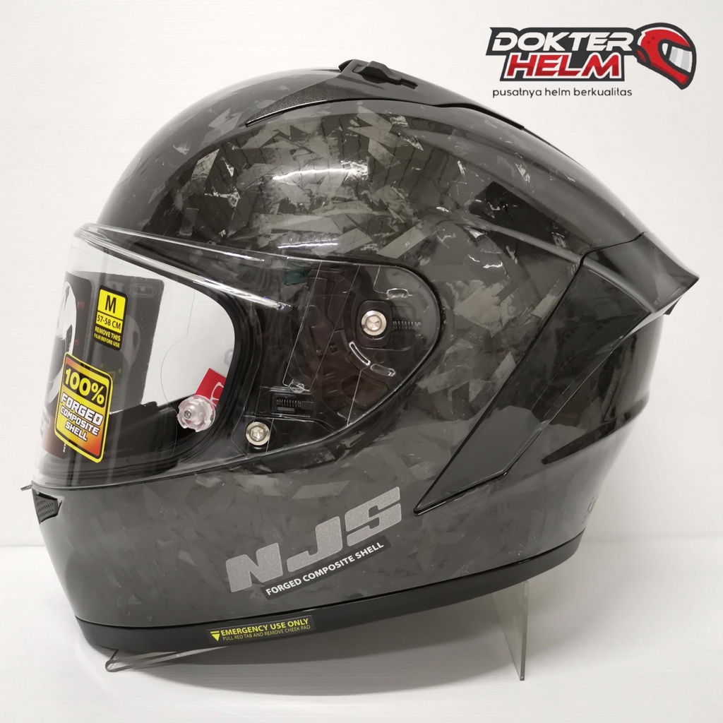 Jual HELM NJS FULLFACE FULL FACE ZX-1R ZX1R CARBON FORGED GLOSSY ORIGINAL NJS ZX-1R SNI | Shopee ...