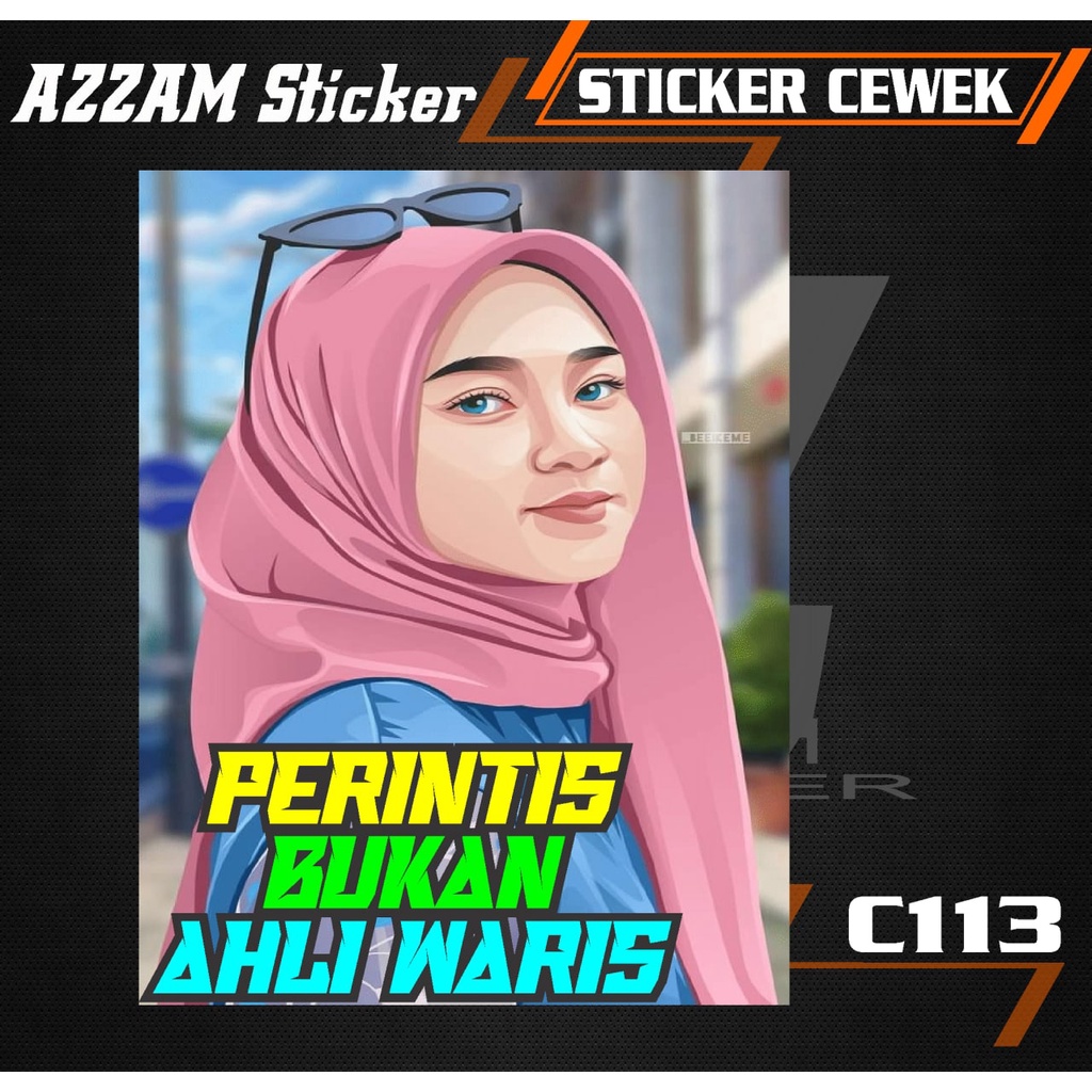 Jual Stiker KATA KATA PERINTIS decal cewek vektor mobil TRUCK Sticker ...