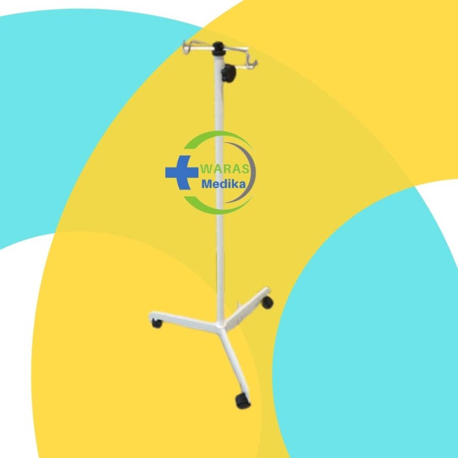 Jual Tiang Infus Kaki 3 Roda Standar Standard Infus | Shopee Indonesia