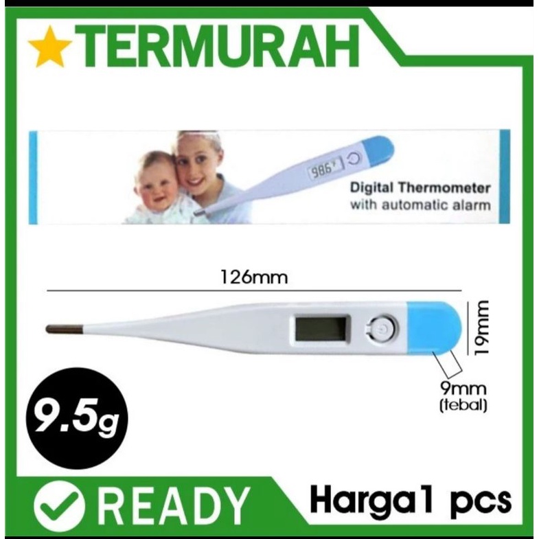 Jual Termometer Digital Thermometer Oral Ketiak | Shopee Indonesia