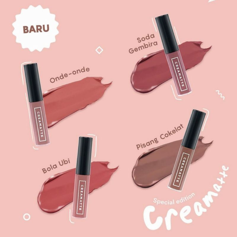 Jual EMINA Creamatte Liquid Lip Cream ORIGINAL - LIP CREAM EMINA ...