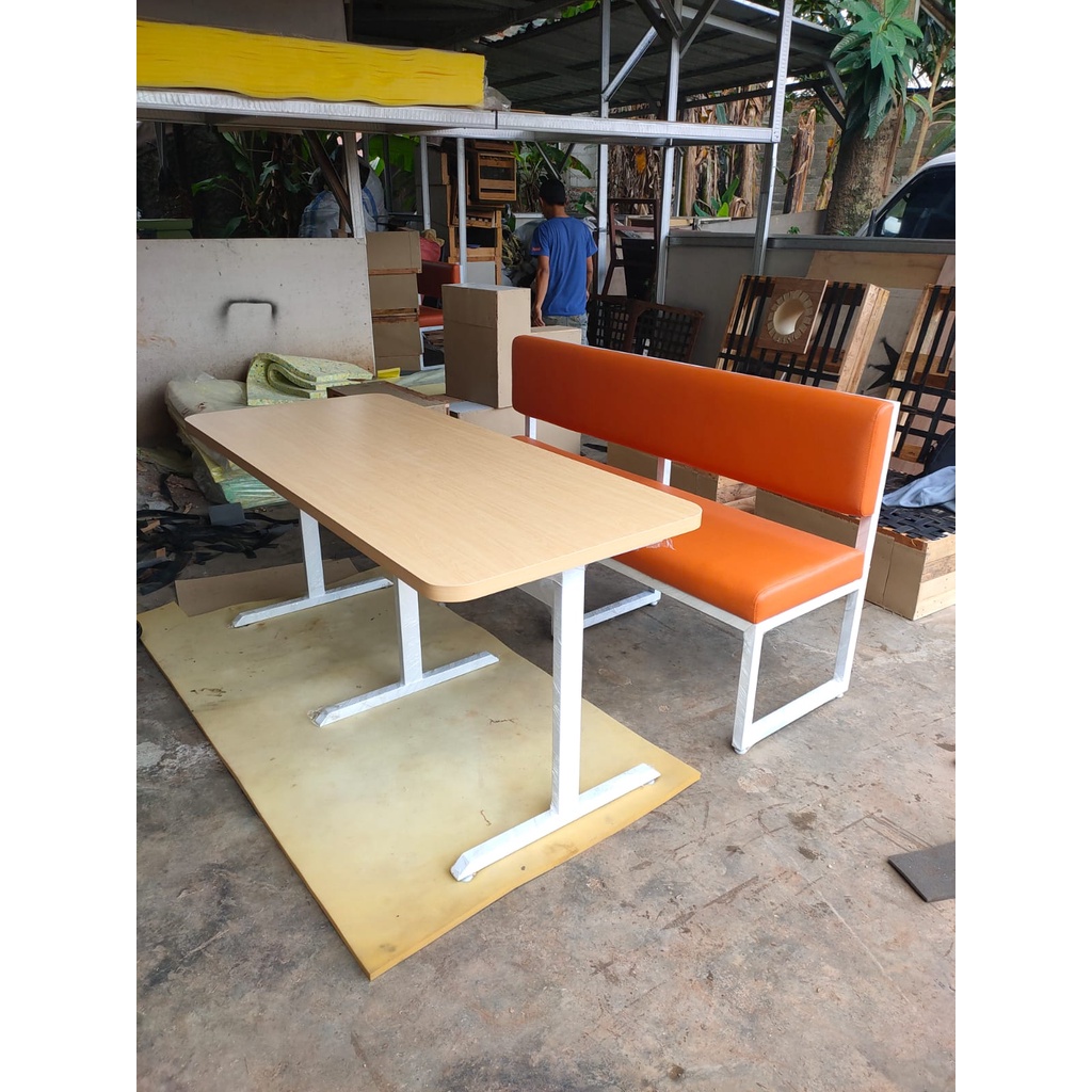 Jual Produksi Meja Resto 160*60 Meja Makan Costume Bahan Multiplek ...